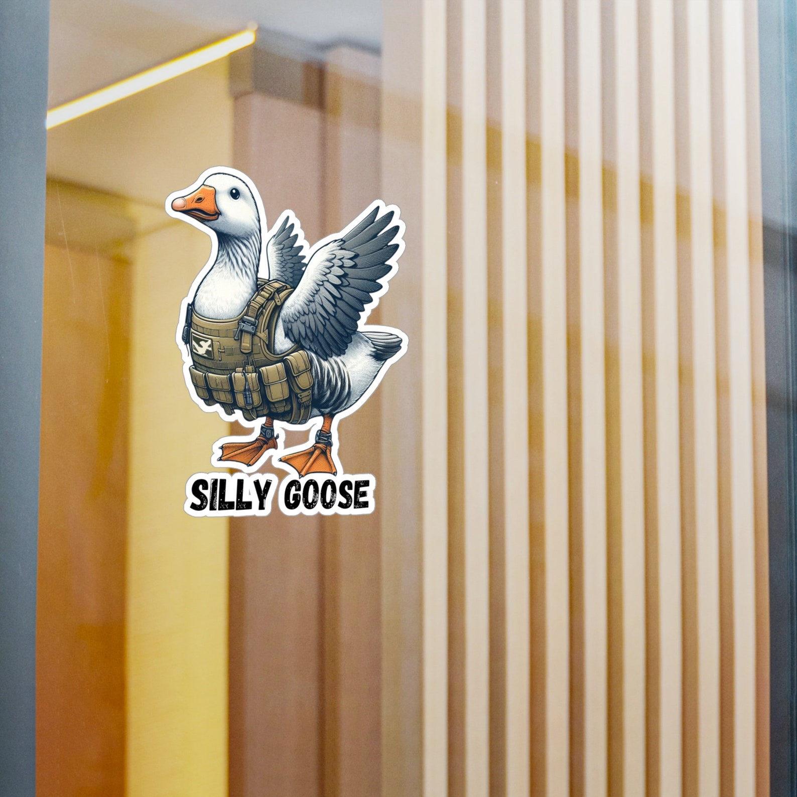 Silly Goose Tactical Sticker | Meme Sticker | Military | Police | Goon ...