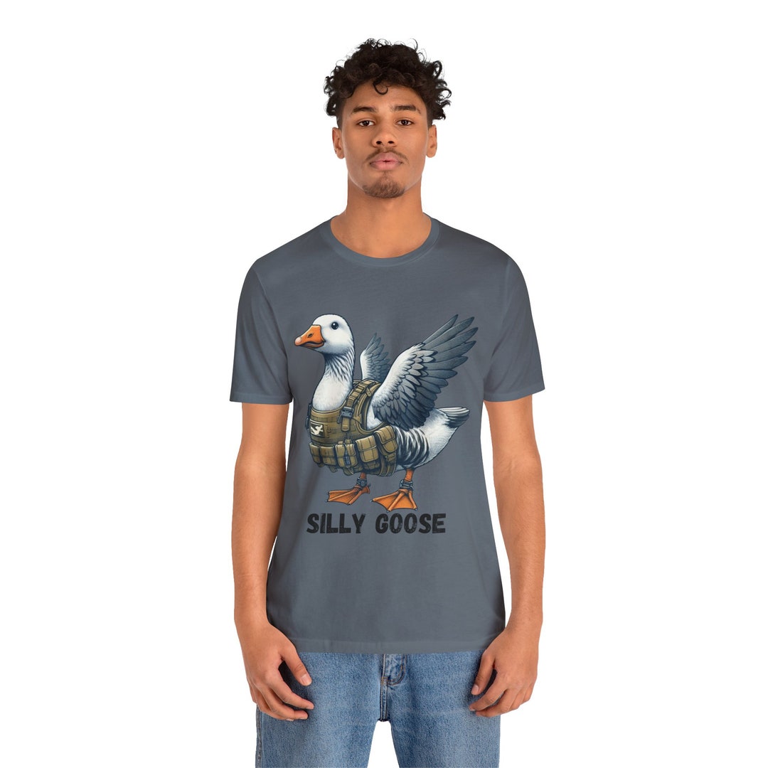 Silly Goose Tactical Shirt Funny Joke T-shirt Military and Police Shire ...