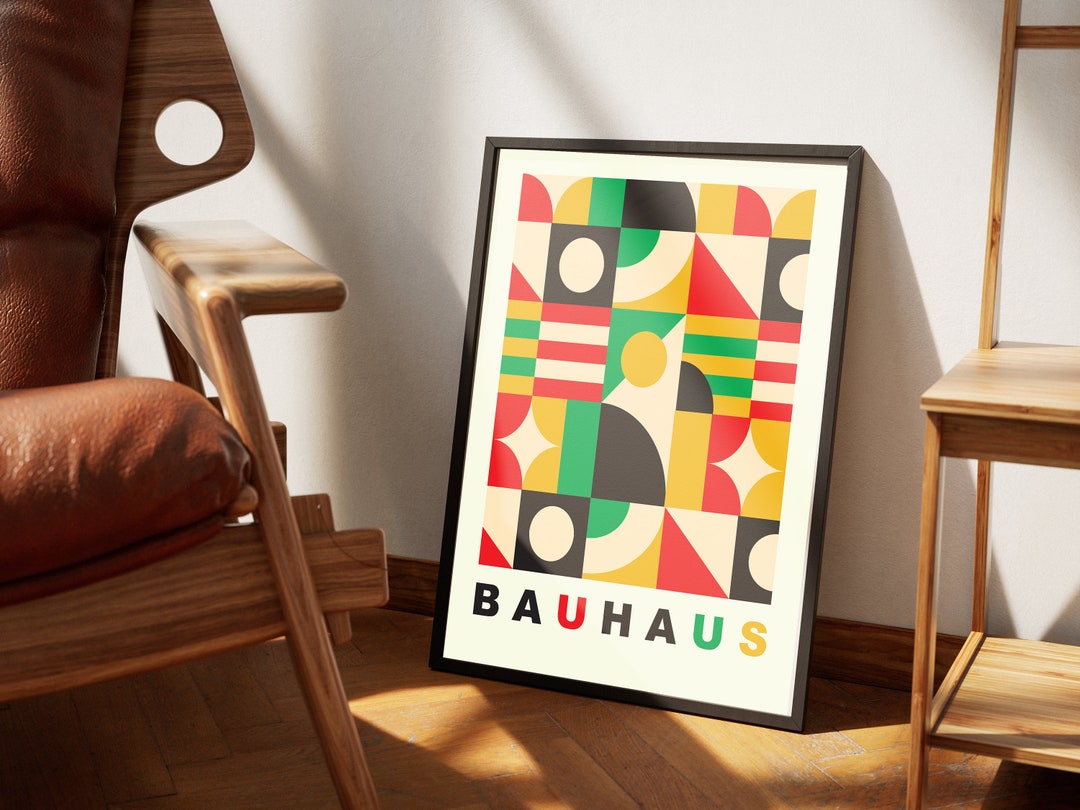 Bauhaus Poster, Unique Approach to Art and Design, Which Emphasized the ...