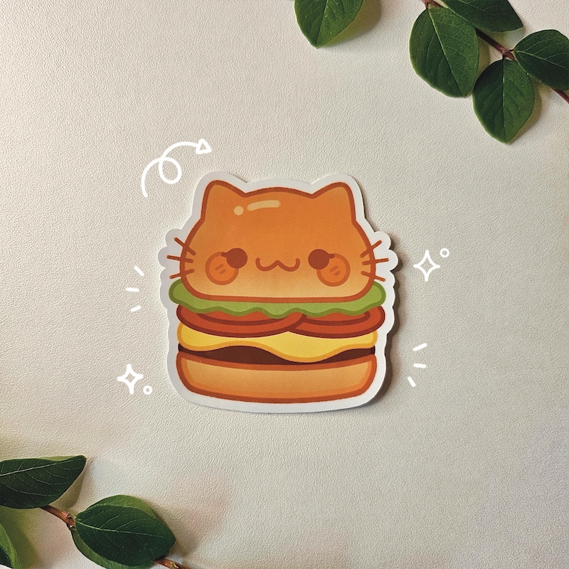 Cute Aesthetic Cat Stickers - Etsy