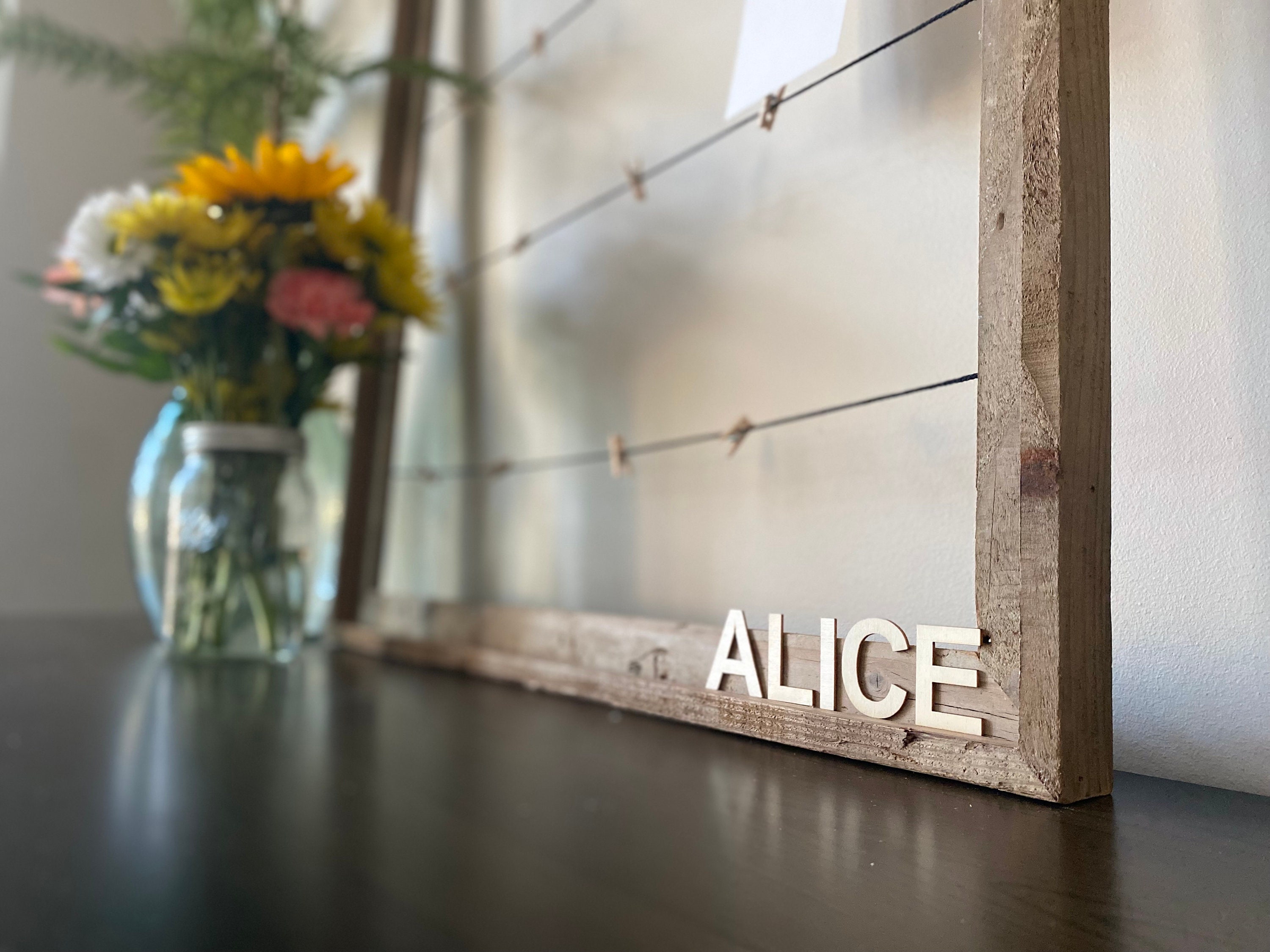 Photo Display Frame for Wedding Reception Picture Display for Bride and ...