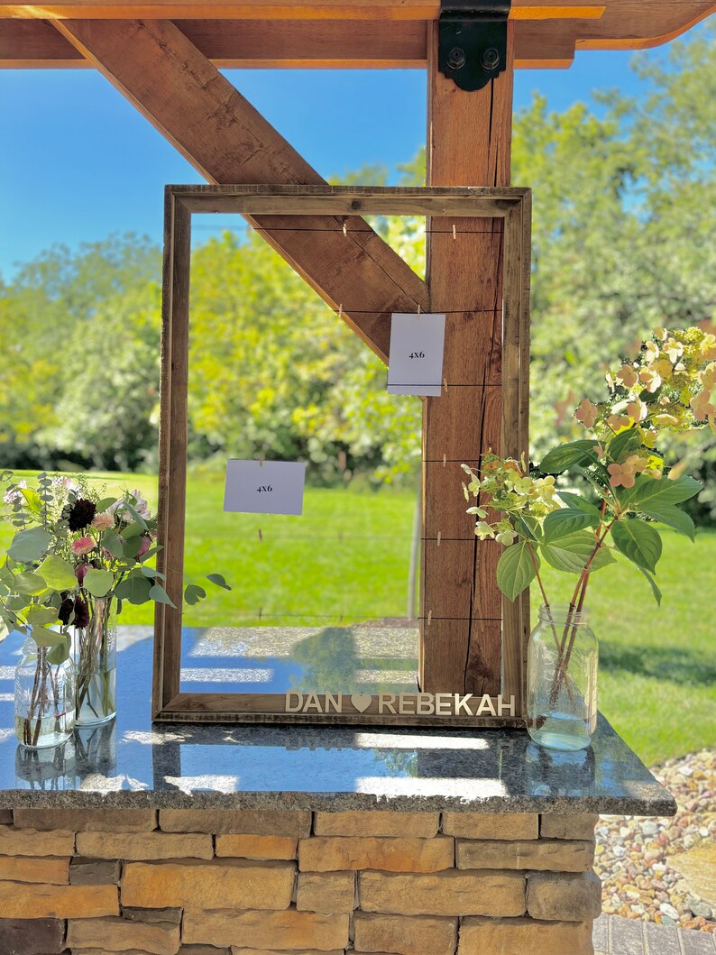 Photo Display Frame Wedding Gift for Bride and Groom Photo Display ...