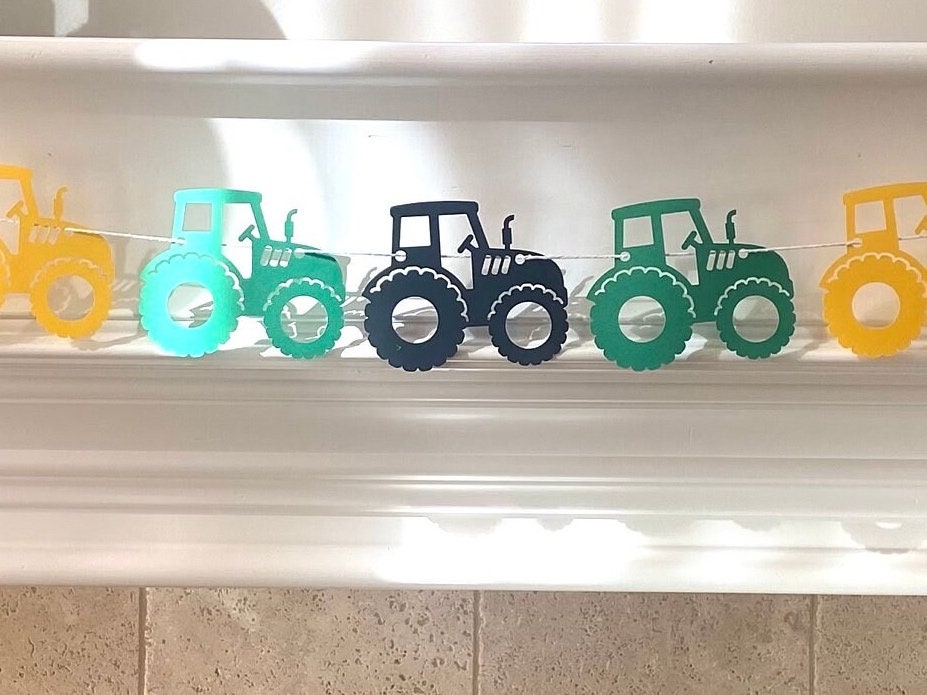 Tractor Birthday Decor Tractor Party Tractor Birthday Party Farm Decor ...