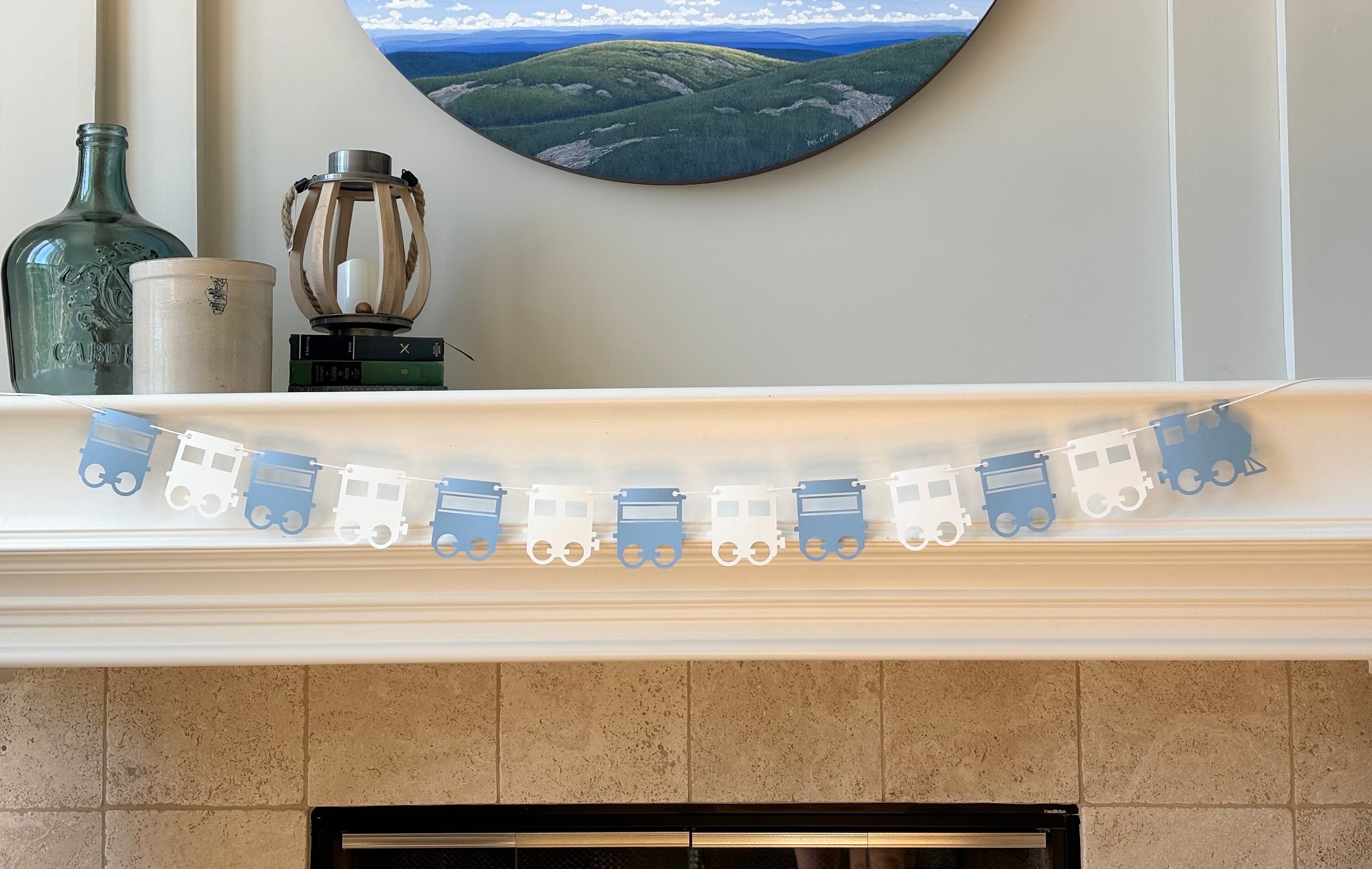 Train Birthday Decor Train Party Banner Boy Birthday - Etsy