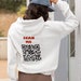 Personalized QR Code Scan Me Unisex Hoodie/viral Hoodie/scan Me Social ...