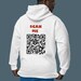 Personalized QR Code Scan Me Unisex Hoodie/viral Hoodie/scan Me Social ...
