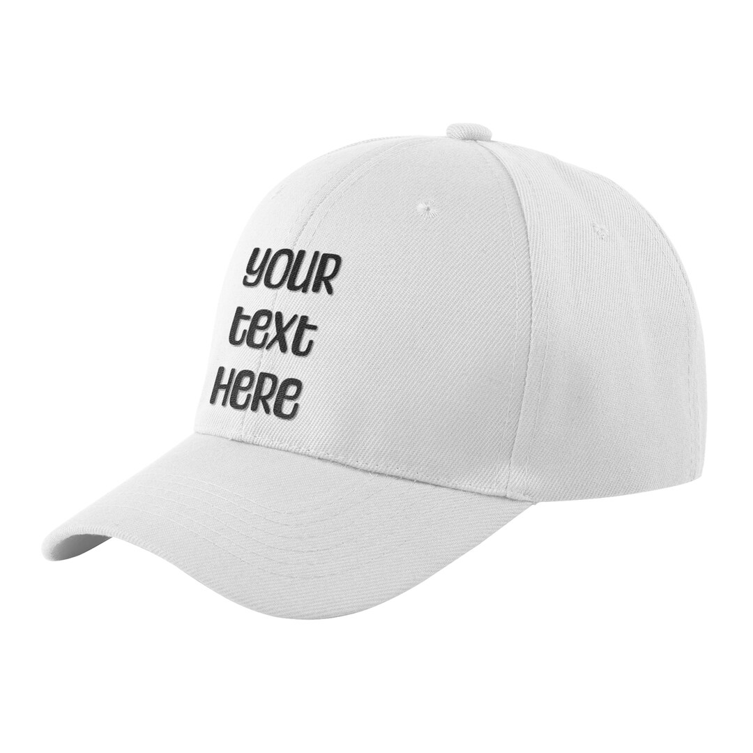 Custom Design Cap, Create Your Own Cap, Custom Made Design Cap, Write ...