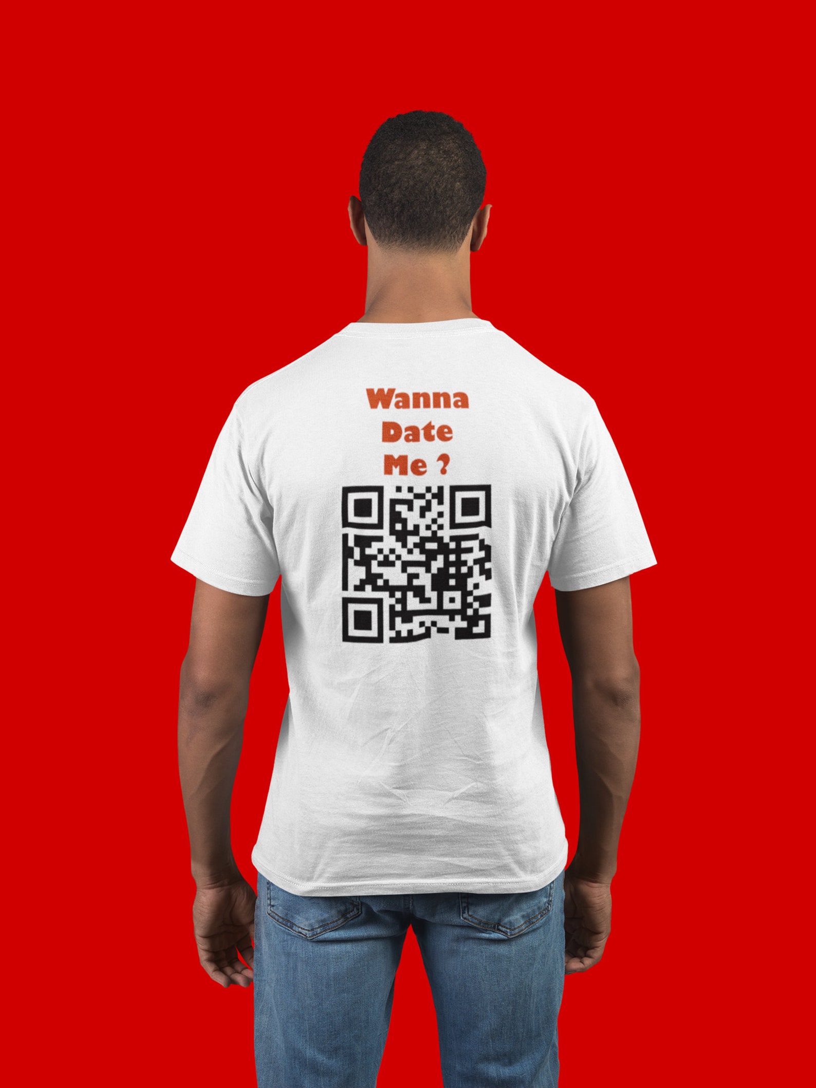 Personalized QR Code Wanna Date Me Unisex T-shirt/viral Instagram T ...