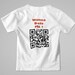 Personalized QR Code Wanna Date Me Unisex T-shirt/viral Instagram T ...