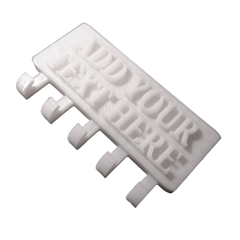 Customizable 3D Printed Wall Hook Paintable and Personalizable - Etsy