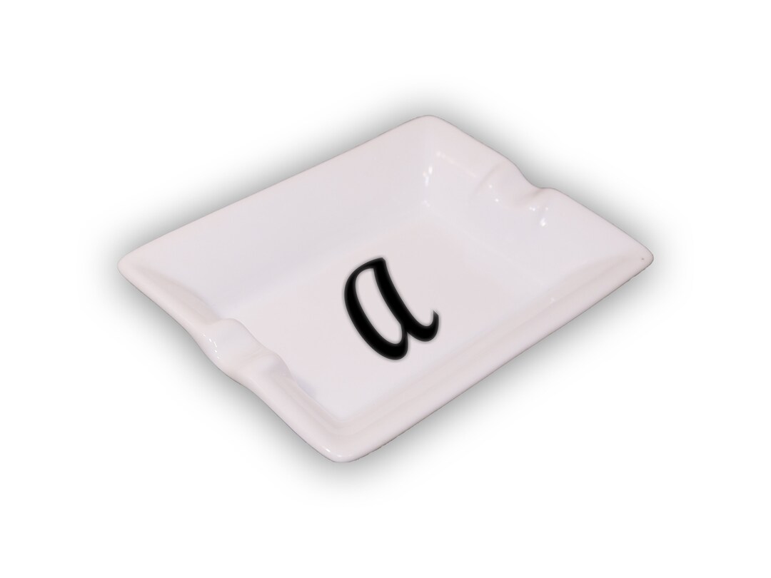 Handwritten Customized Letter Ashtray, Personalized Letter Ashtray ...