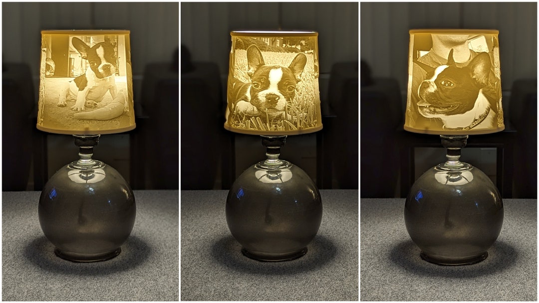 Personalized 3d Printed Lithophane Lamp Shade Etsy