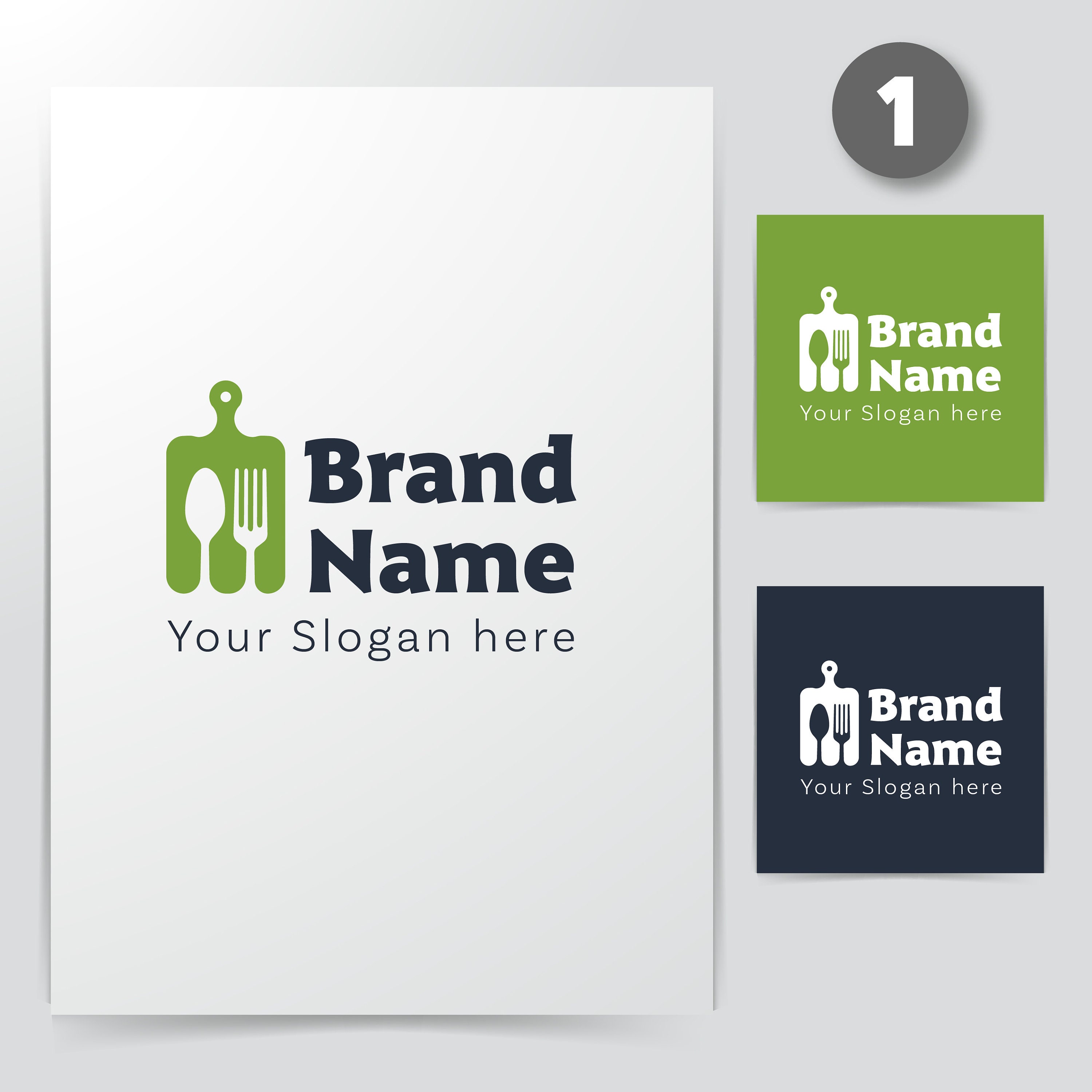 Restaurant Logo, Food Logo, Gastro Logo, Custom Logo, Personalizable ...