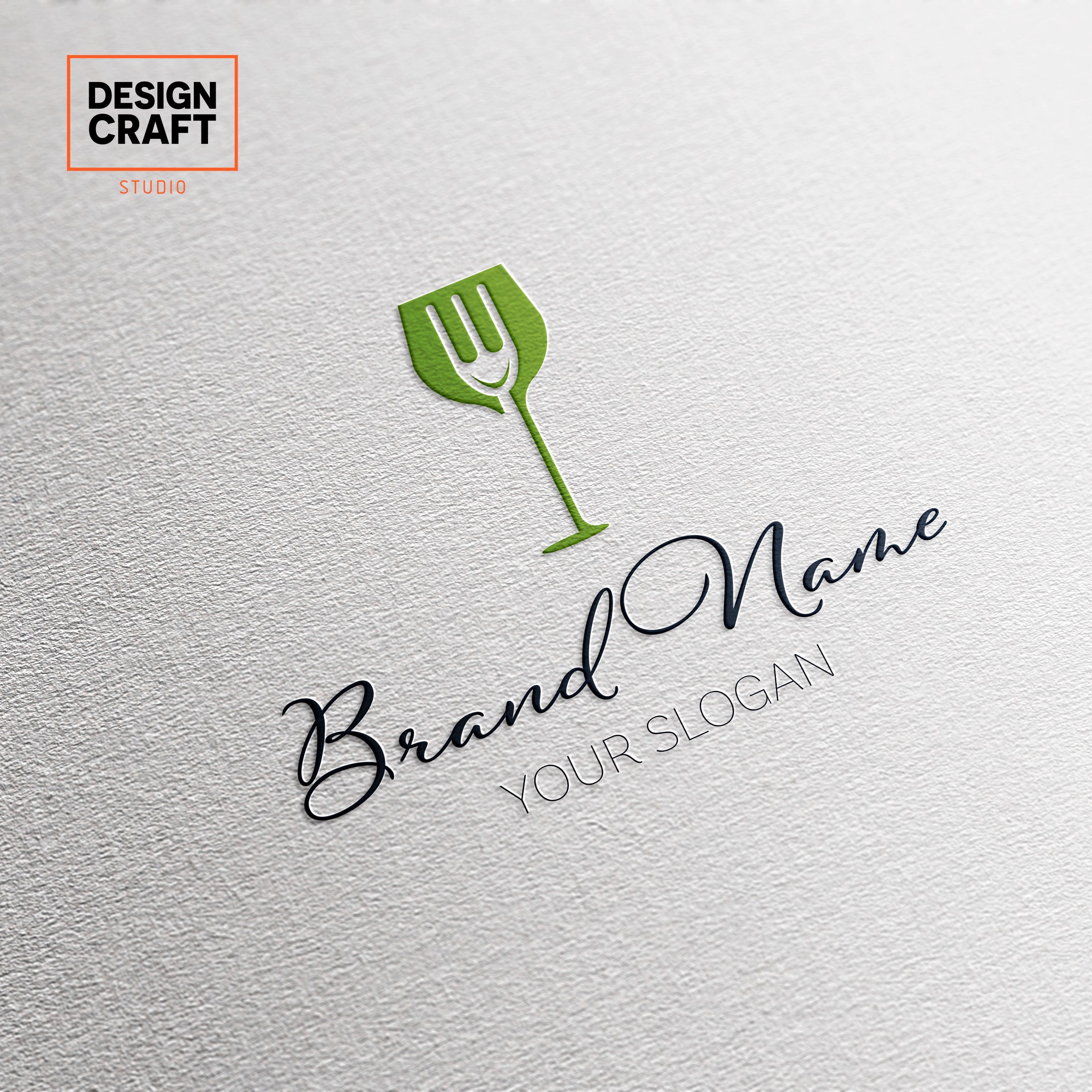 Restaurant Logo, Food Logo, Gastro Logo, Custom Logo, Personalizable ...