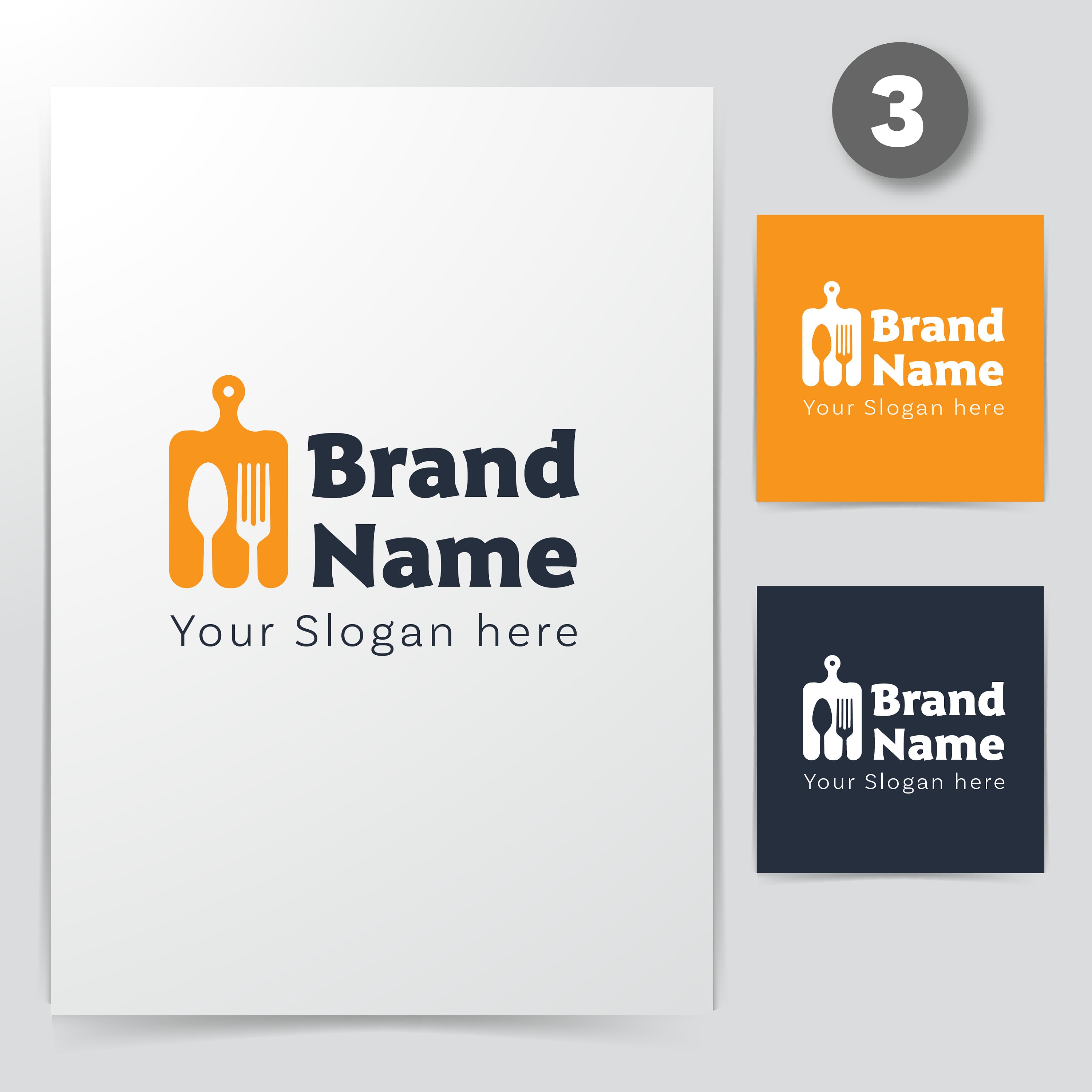 Restaurant Logo, Food Logo, Gastro Logo, Custom Logo, Personalizable ...