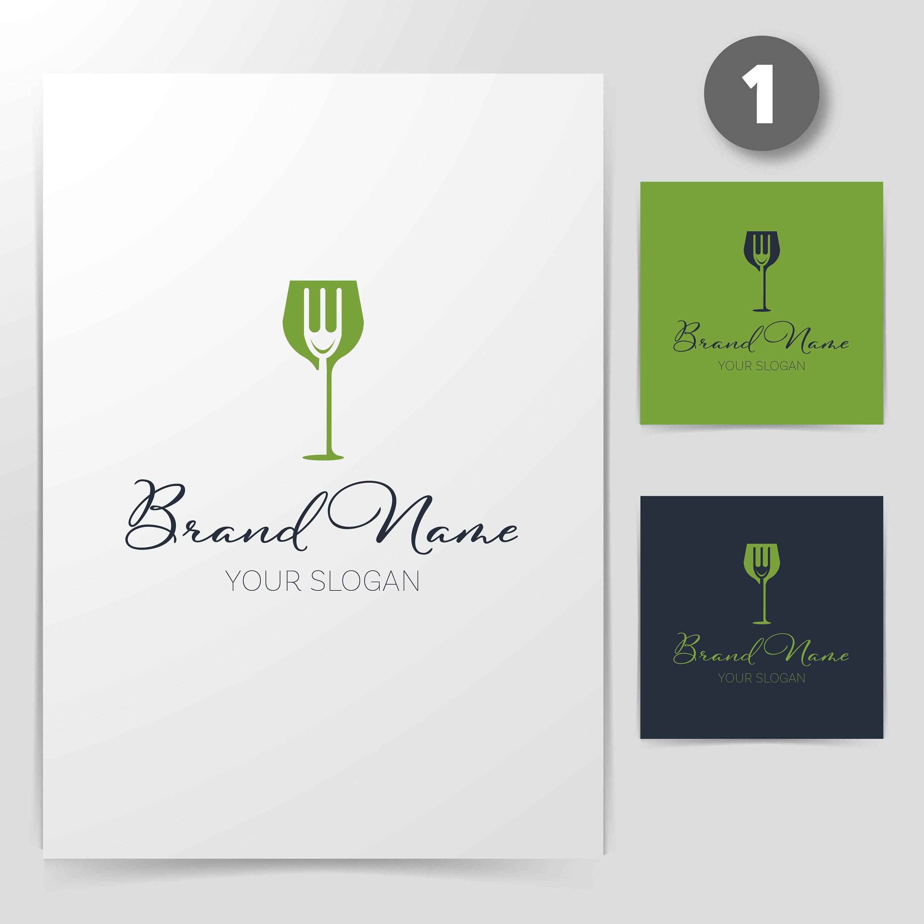 Restaurant Logo, Food Logo, Gastro Logo, Custom Logo, Personalizable ...