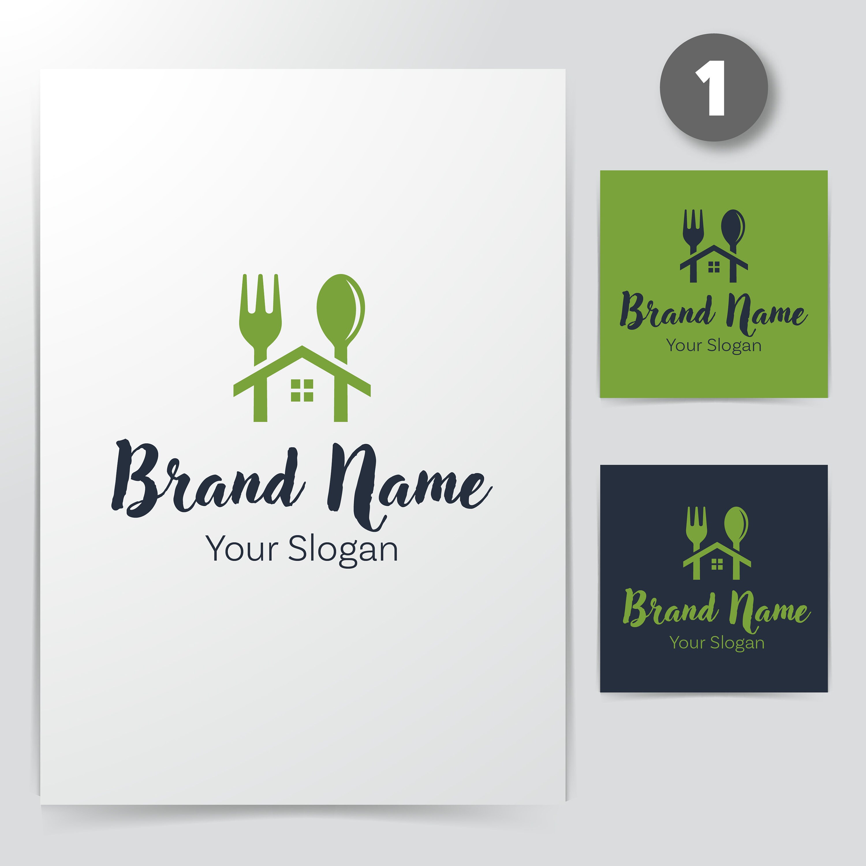 Restaurant Logo, Food Logo, Gastro Logo, Custom Logo, Personalizable ...