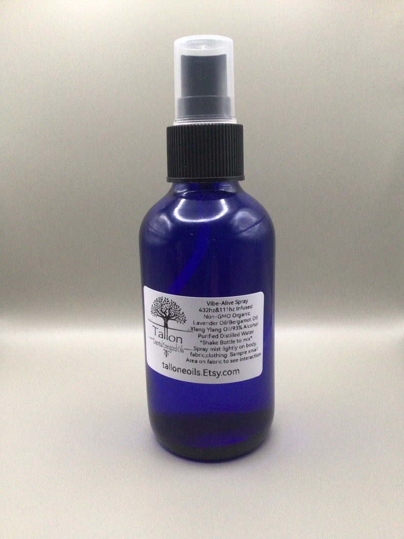 Vibe-alive Spray 432hz & 111hz Infused/aromatherapy Spray/frequency ...