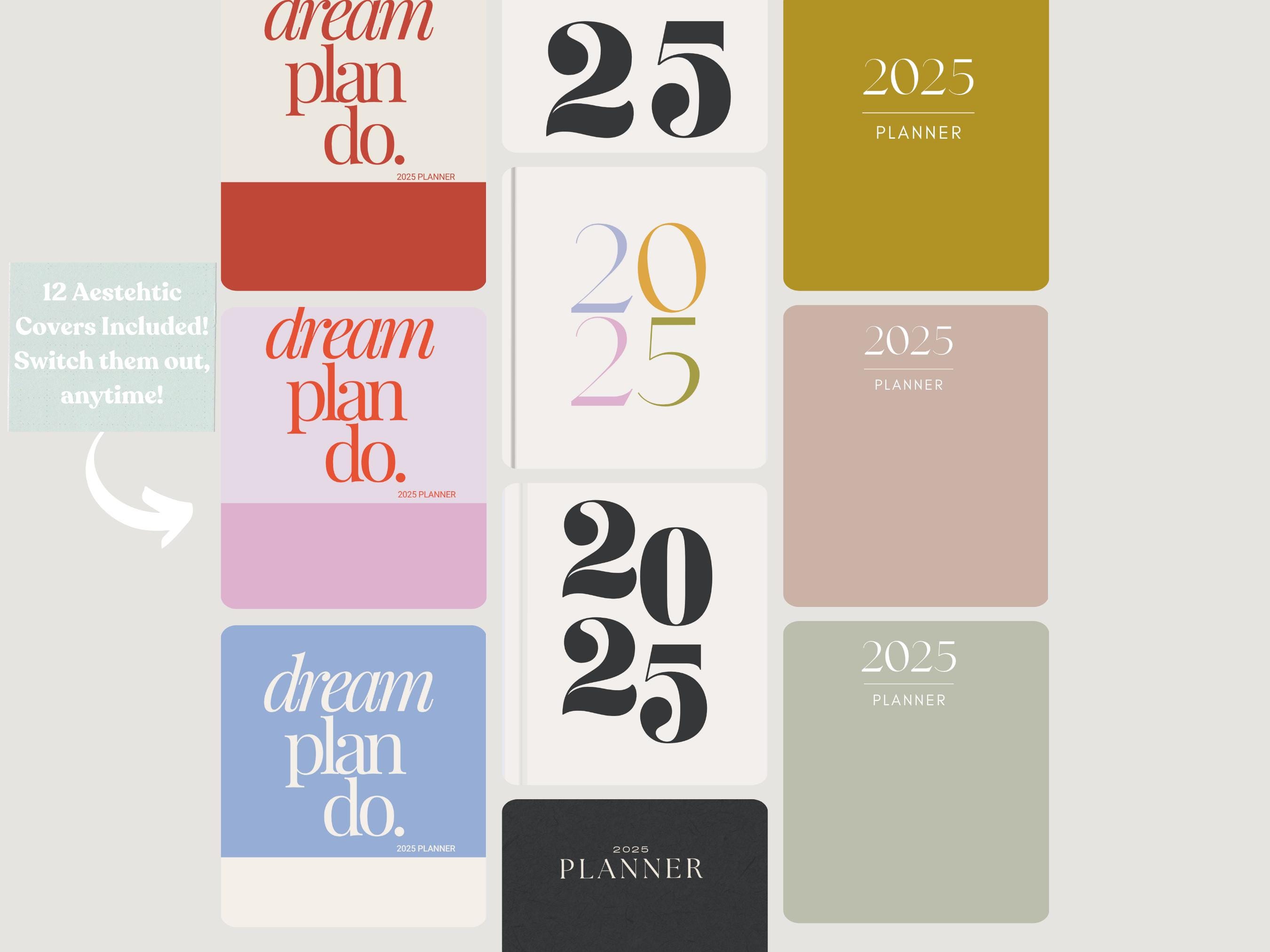 2025 Minimalist Digital Planner, Goodnotes Planner, Goals Planner ...