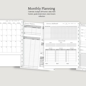 2025 Minimalist Digital Planner, Goodnotes Planner, Goals Planner ...