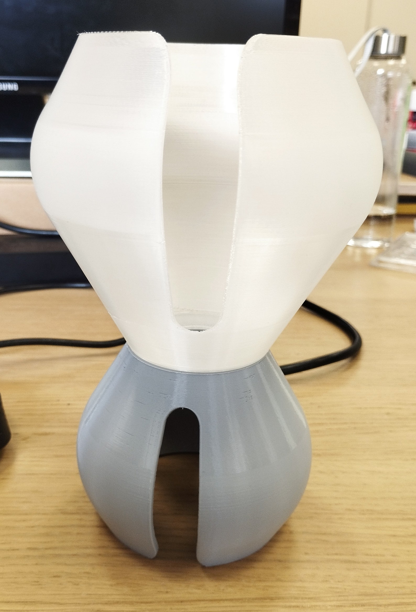 Geometric 3D Printed Table Lamp STL OBJ File Digital Download - Etsy