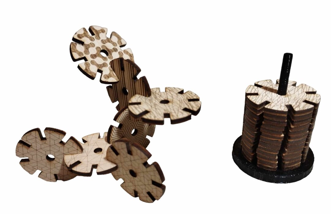 Laser Cut Memory Game & Building Toy DXF SVG: 3mm Plywood, Cutting ...