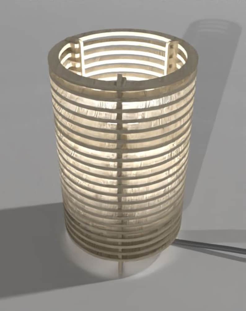 Layered Plywood Laser Cut Mood Lamp 3 Mm Digital Download DXF SVG Files ...