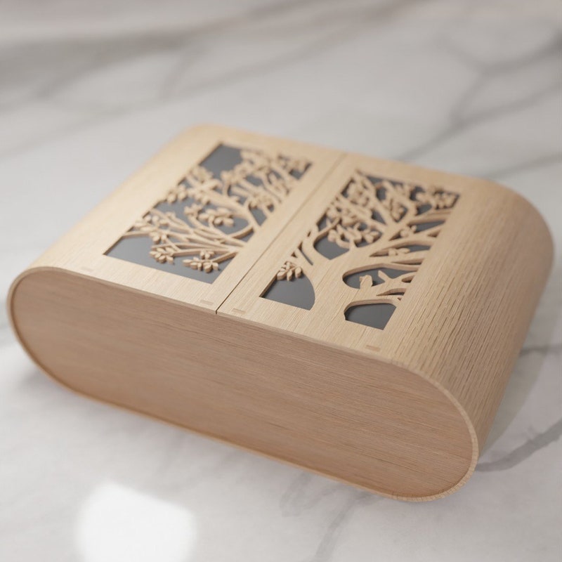 Laser Cut Wood Box - Etsy