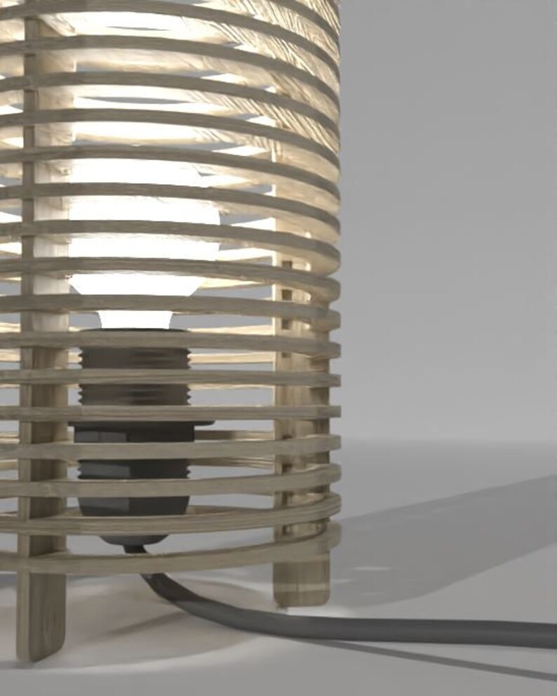Layered Plywood Laser Cut Mood Lamp 3 Mm Digital Download DXF SVG Files ...