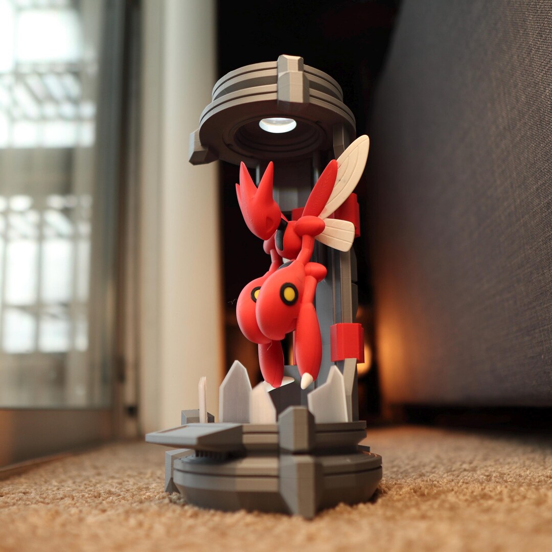 3D Printed Pokémon Clone Tank With Scizor LED Light Version or No ...