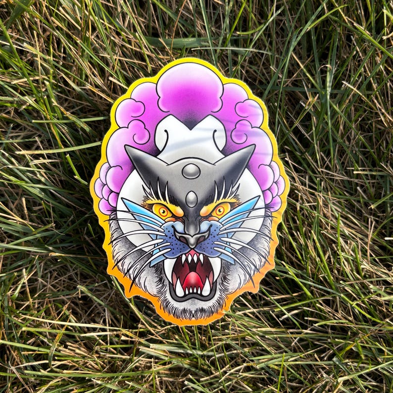 Raikou Vinyl Sticker Japanese Tattoo-inspired Pokémon Art - Etsy