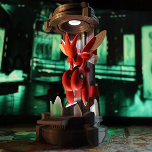 3D Printed Pokémon Clone Tank With Scizor LED Light Version or No ...