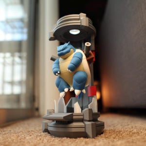 3D Printed Pokémon Clone Tank With Blastoise LED Light Version or No ...