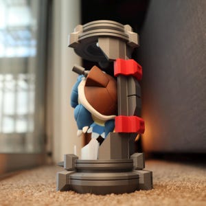 3D Printed Pokémon Clone Tank With Blastoise LED Light Version or No ...