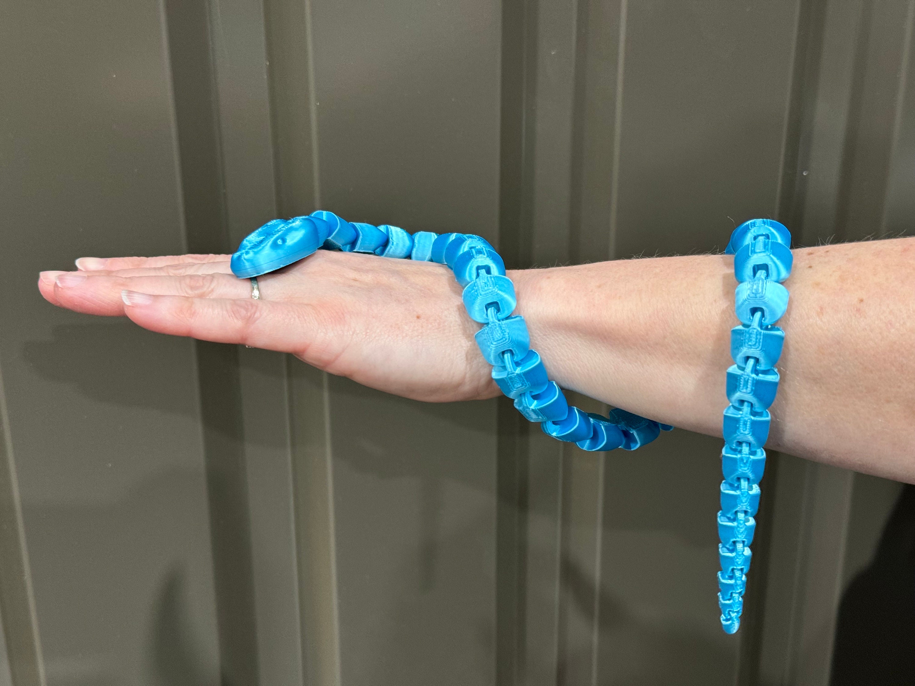 Flexible 3D Printed Snake Toy | 3D Printed Toy | Reptile Inspired ...