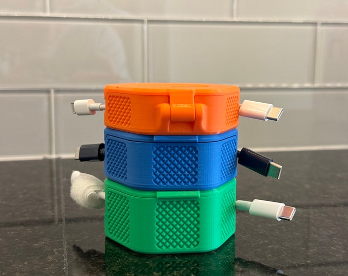 NEW COLOURS - Cable Organizer and Winder - Desk, Backpack and Travel ...