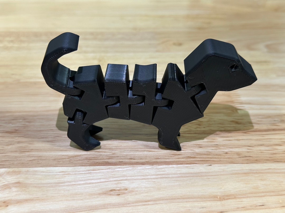 Adorable 3D Printed Flexible Dog Toy 3d-printed Toy Dog Lovers Gift ...