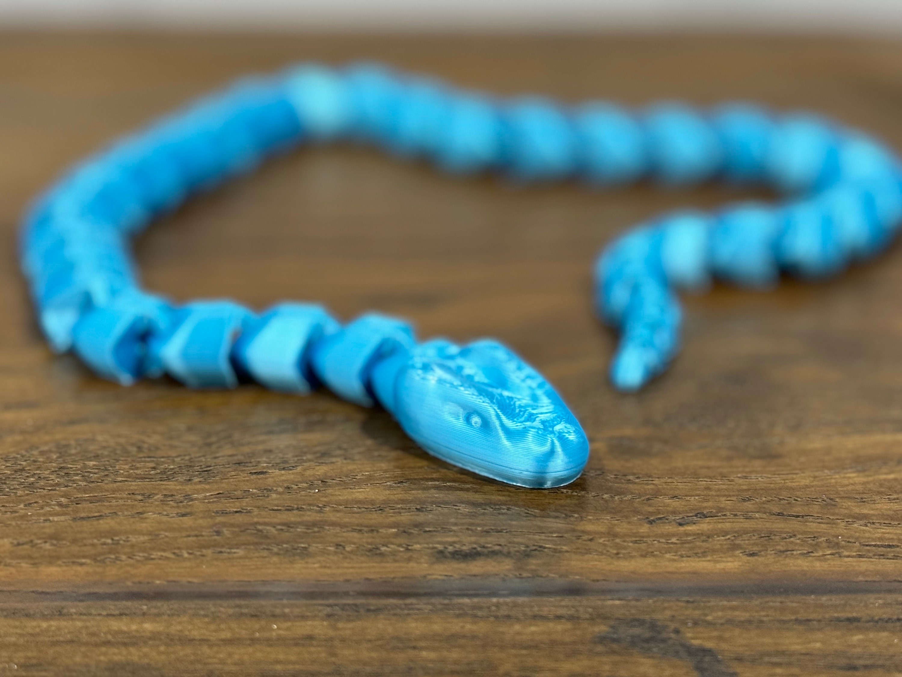 Flexible 3D Printed Snake Toy | 3D Printed Toy | Reptile Inspired ...