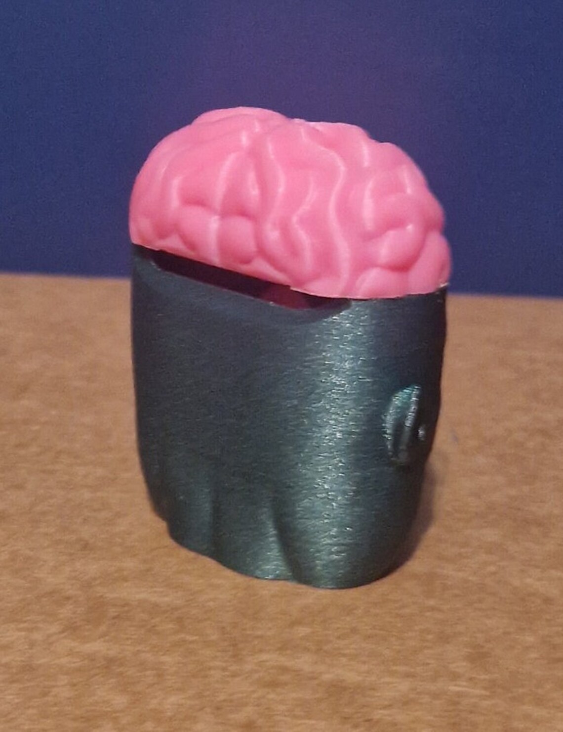 3D Printed AirPod Case - Metal Zombie Head - Green - for AirPod 2nd Gen ...