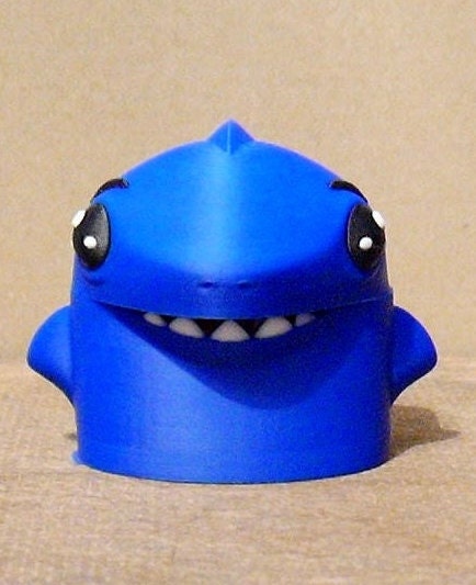 3D Printed AirPod Case - Rock N Fish Bones - Blue & White- for AirPod ...