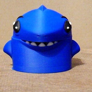 3D Printed AirPod Case - Rock N Fish Bones - Blue & White- for AirPod ...