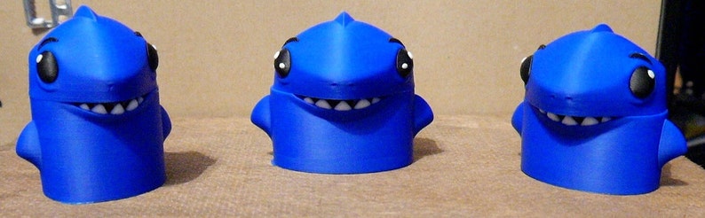 3D Printed AirPod Case - Rock N Fish Bones - Blue & White- for AirPod ...