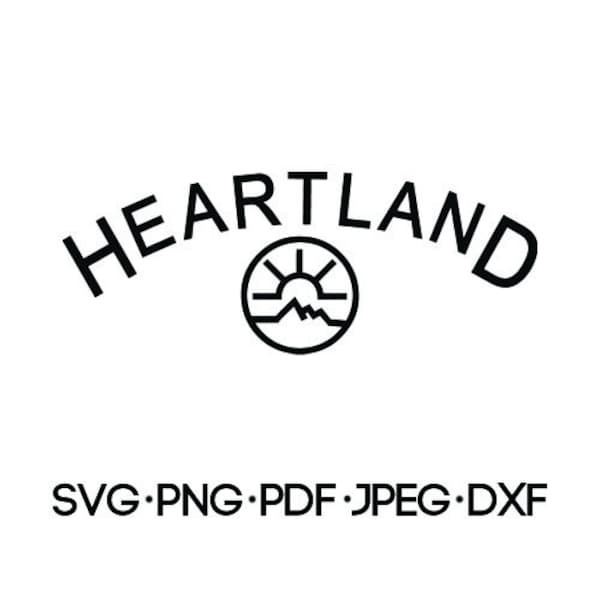 Heartland Svg - Etsy