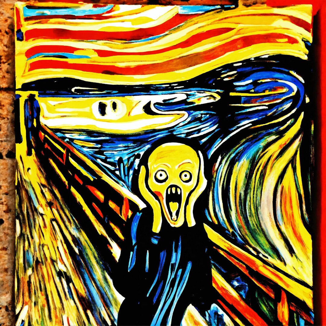 Reproduction of the Scream - Etsy