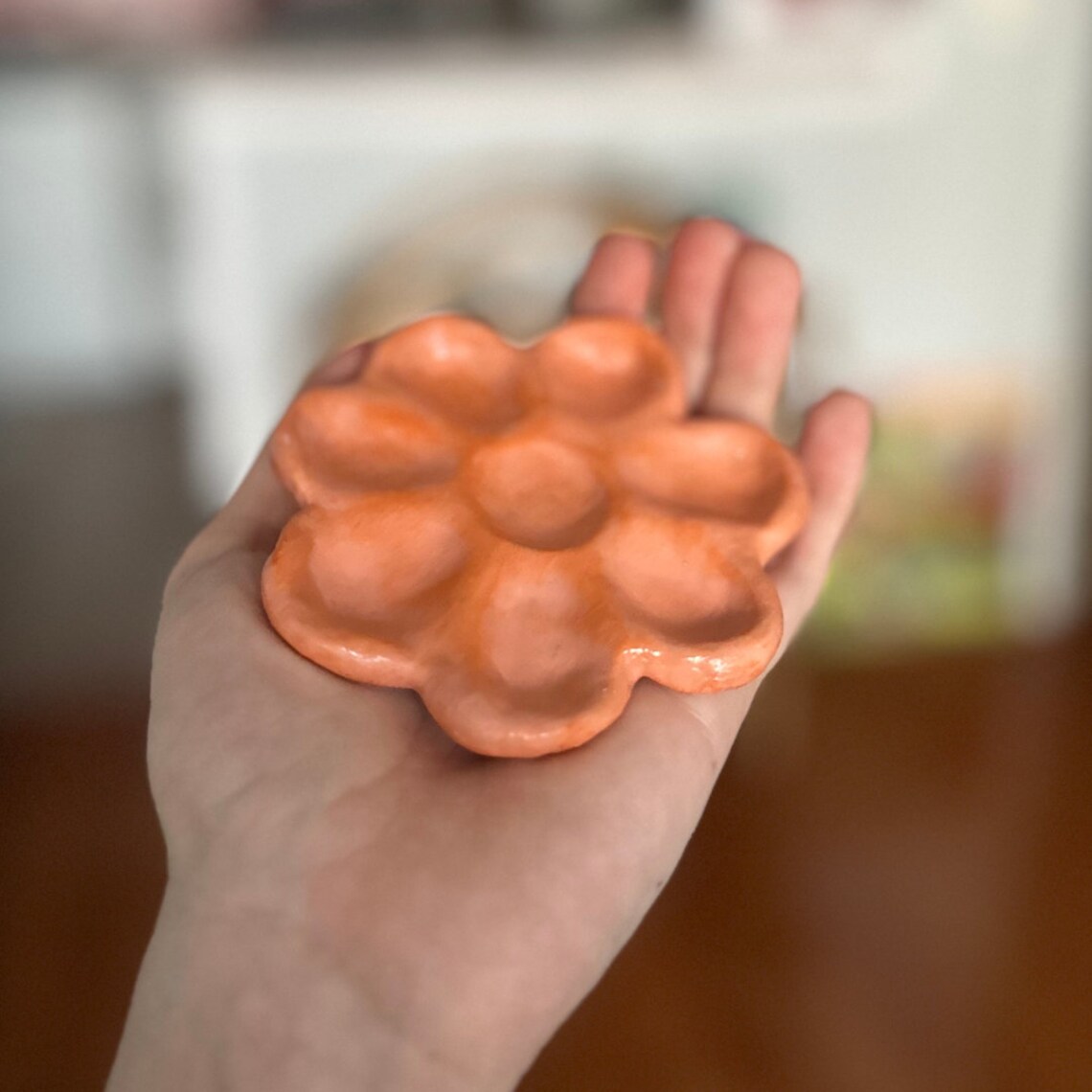 Clay Daisy Flower Trinket Tray - Etsy