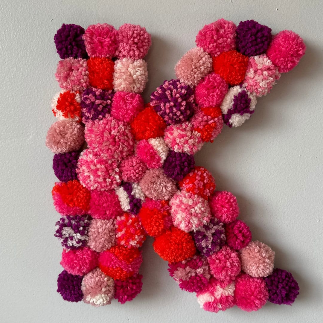 Pom Pom Letter - Etsy
