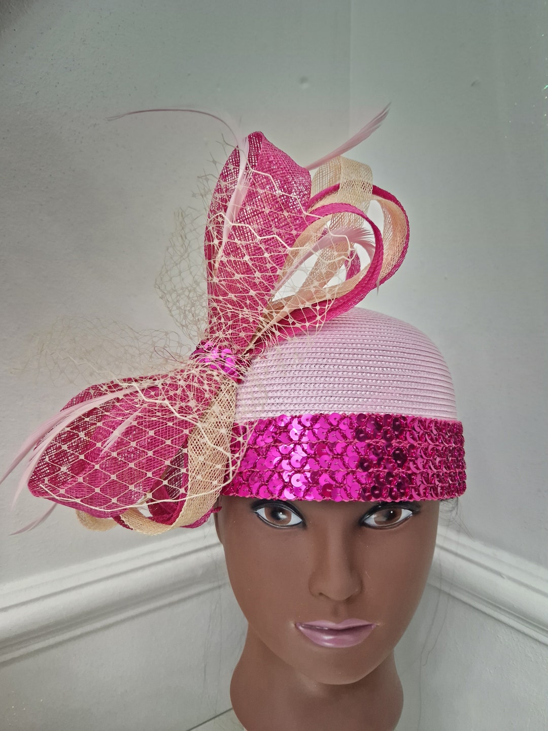 Shades of Pink Full Hat - Etsy
