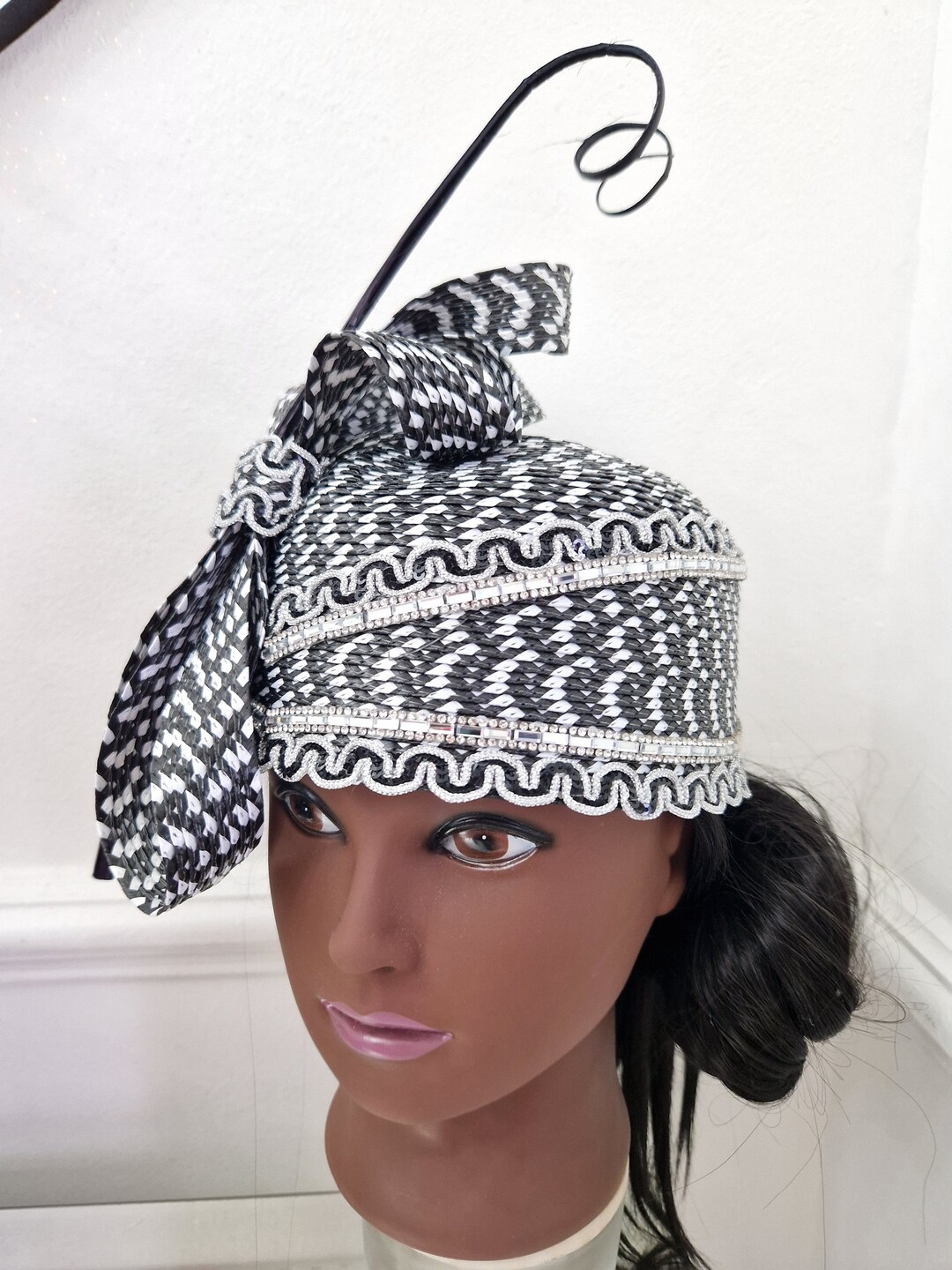 Lightweight Cream and Gold Beaded Fully Hat. - Etsy