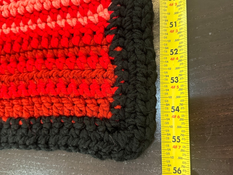 Handmade, Crocheted, Mexican Style Throw, Serape, Warm and Heavy ...