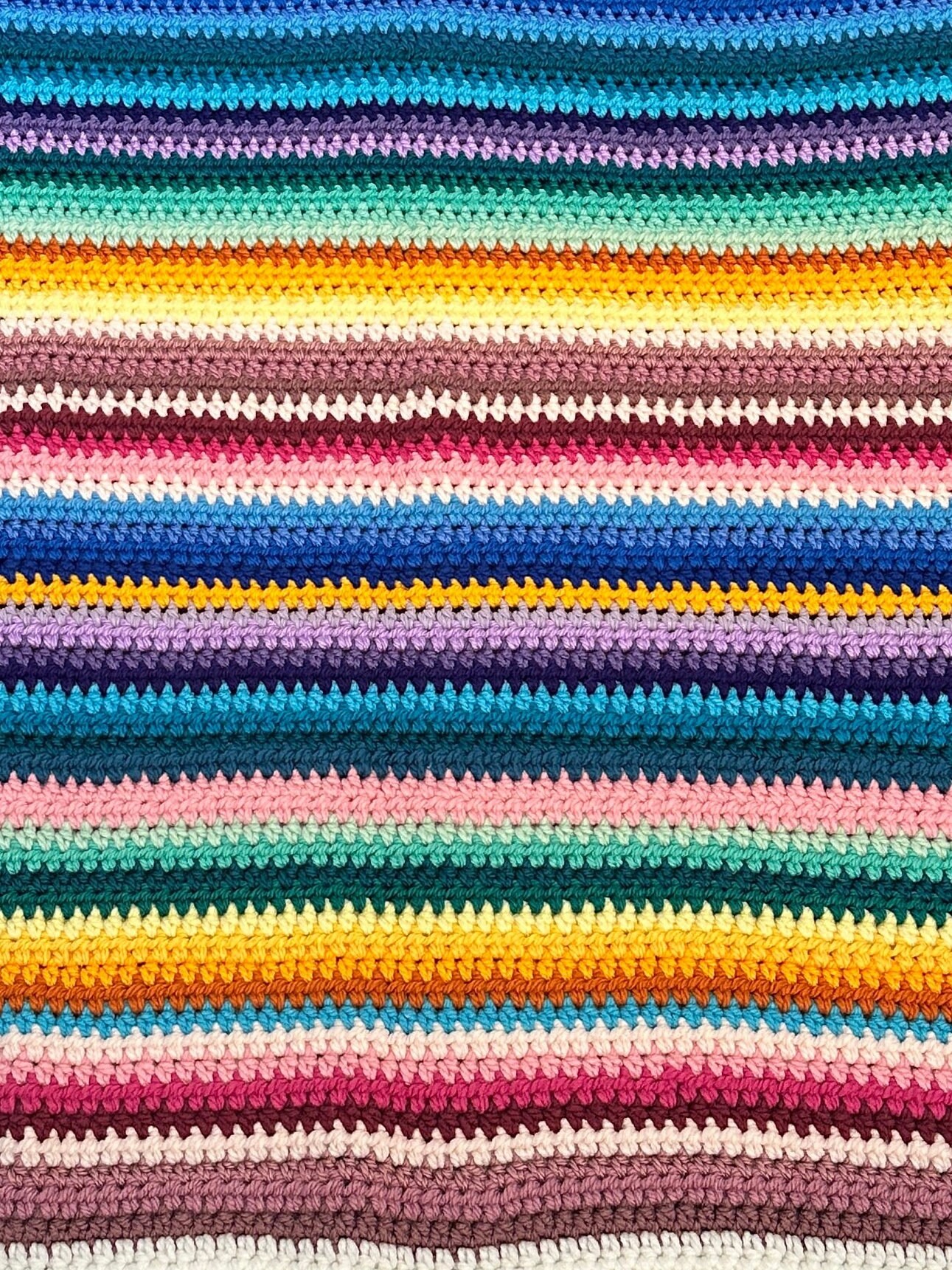Handmade Crochet Mexican Serape, Style, Baby Blanket, Throw, Warm Cozy ...